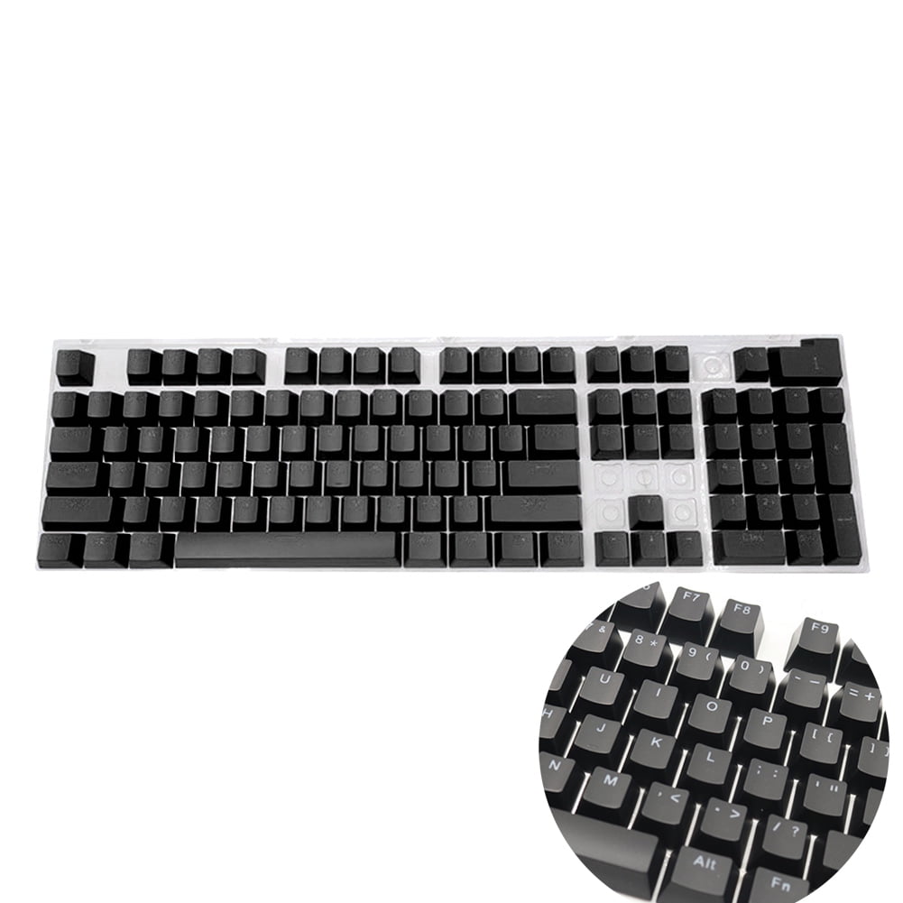 104pcs Universal Mechanical Keyboard Keycaps Ergonomic Blank Keycaps ...