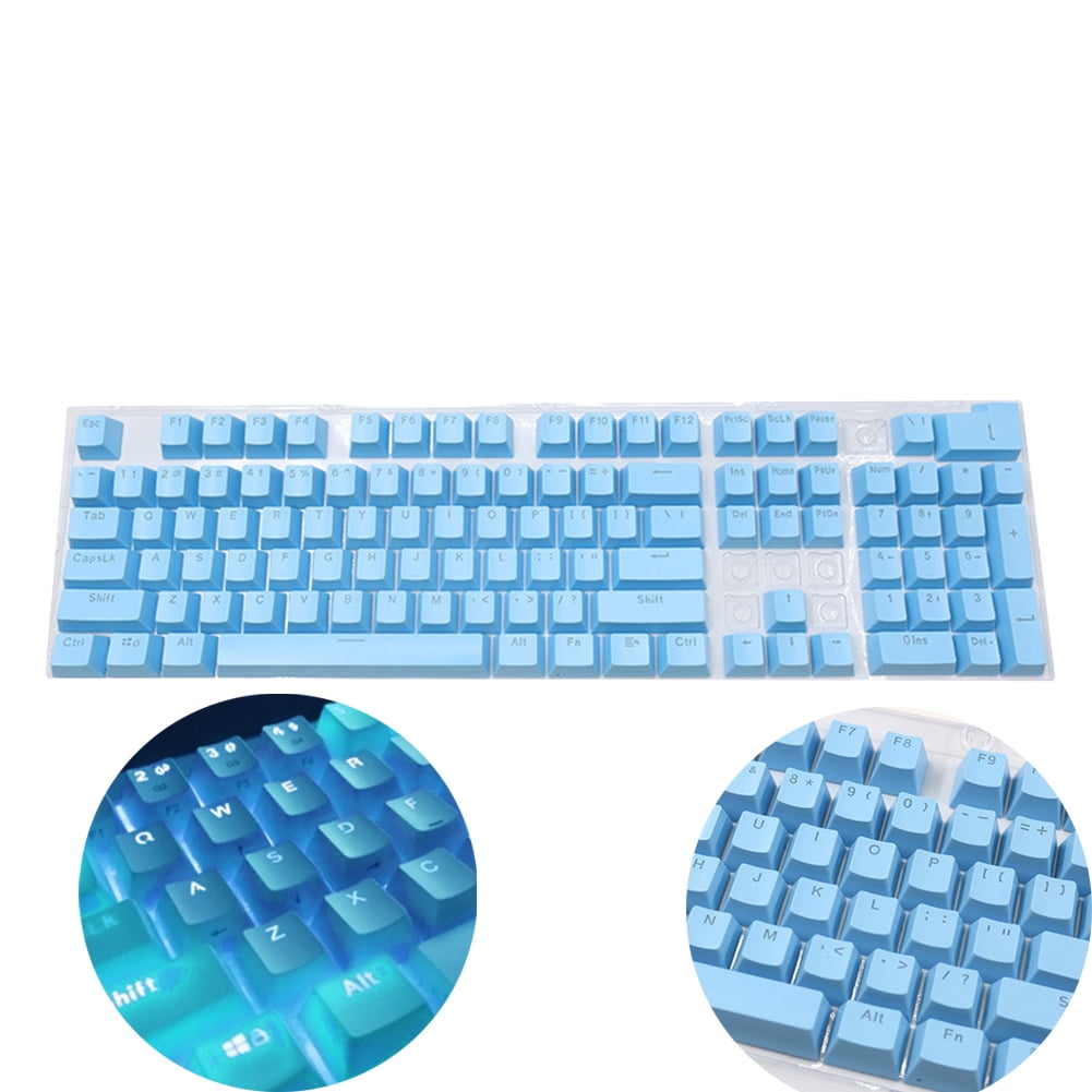 104pcs Universal Mechanical Keyboard Keycaps Ergonomic Blank Keycaps ...