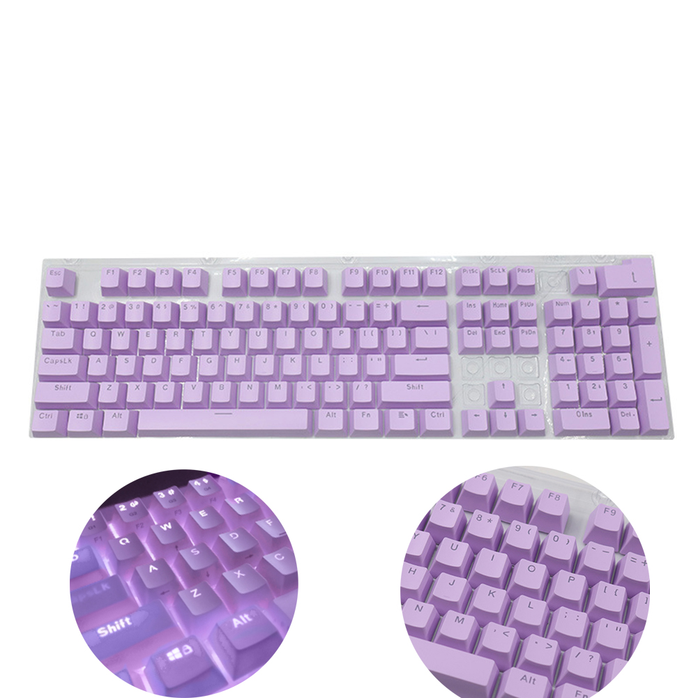104pcs Universal Mechanical Keyboard Keycaps Ergonomic Blank Keycaps ...