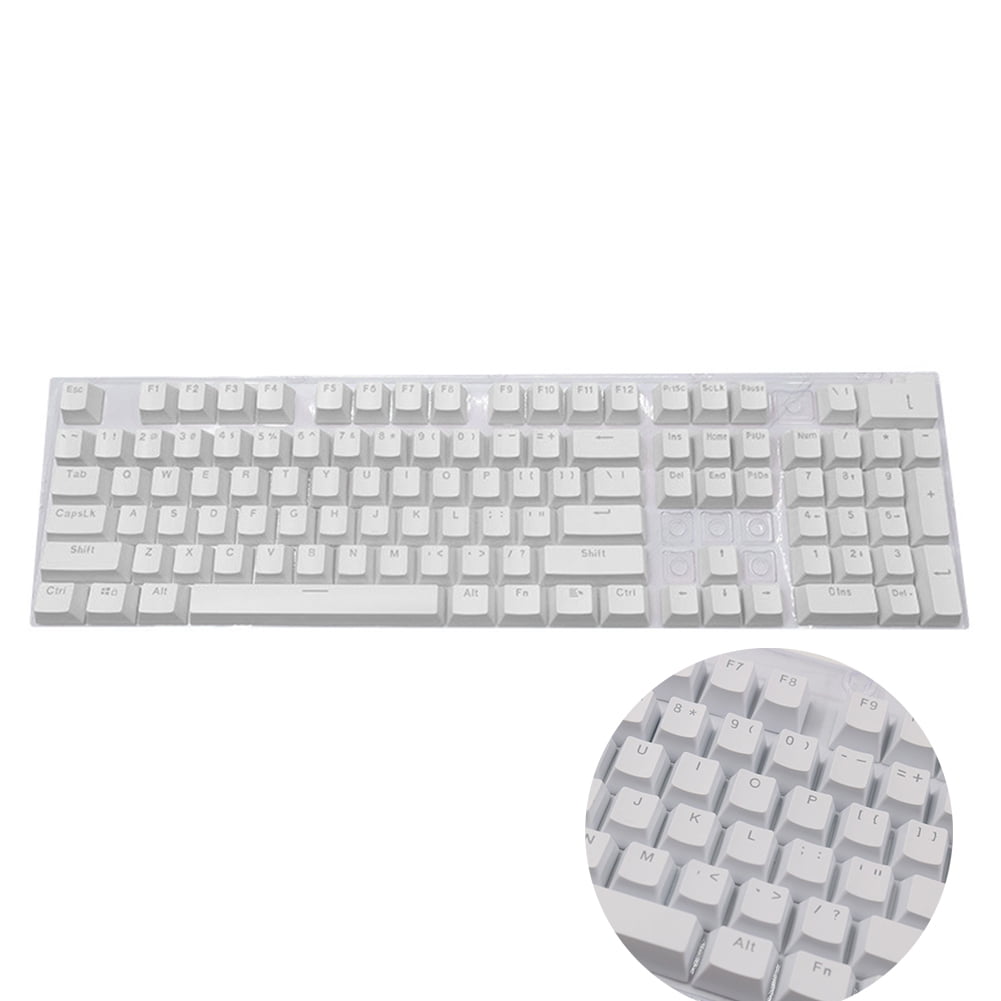 104pcs Universal Mechanical Keyboard Keycaps Ergonomic Blank Keycaps ...