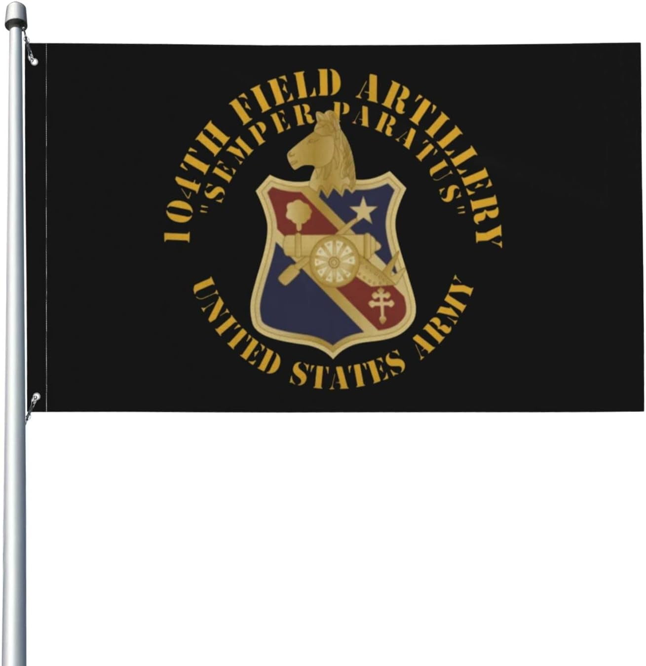 104th Field Artillery Semper Paratus Garden Flag 3x5 Ft Decor Outdoor ...