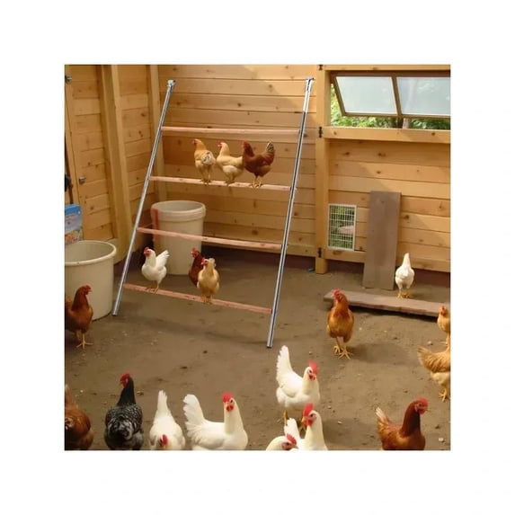 "104x143cm Large Chicken Perch - Heavy-Duty Weatherproof Roosting Bar ...