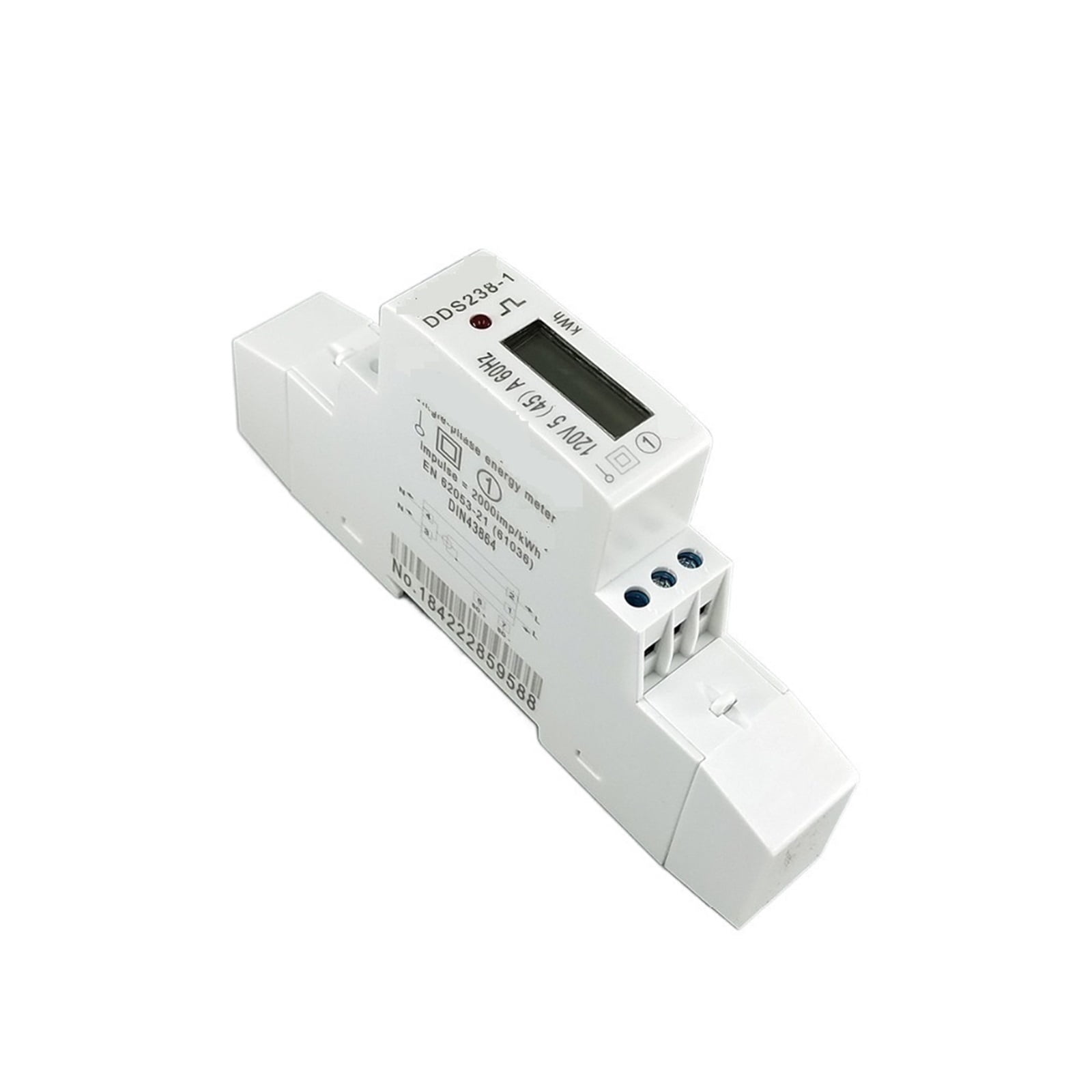 105(45)A 45A Single Phase Din Rail KWH Watt Hour Din-rail Energy Meter ...