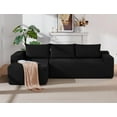 105" Cloud Sectional Couch with L-Shape Chaise,Modern Modular Sofa with ...