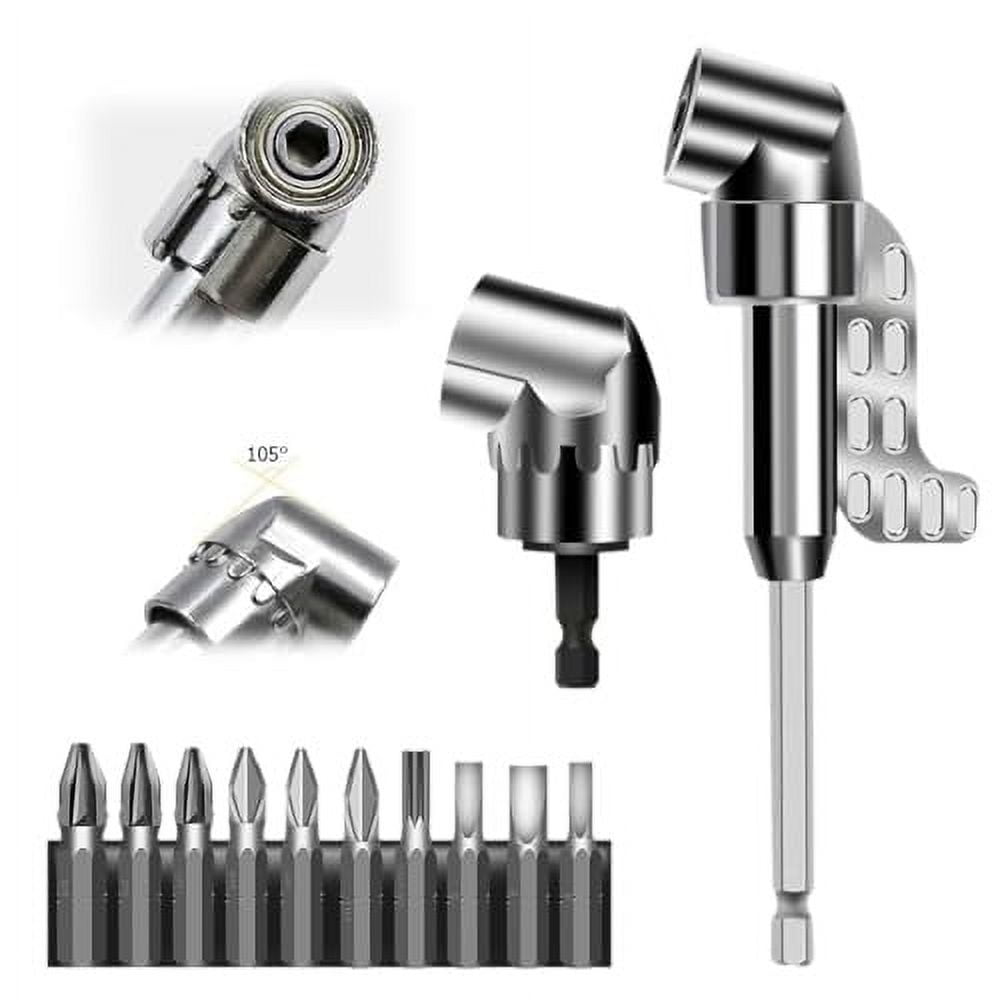 105 Degree Right Angle Drill Adapter, 2025 New Corner Tool Screw Hub ...