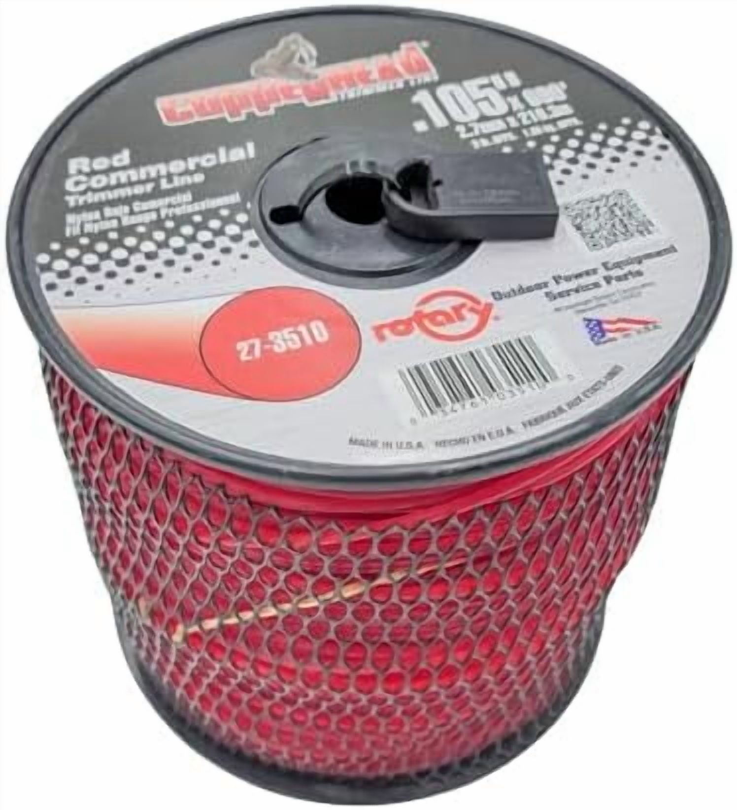 .105" Trimmer Line w/Cutter Rotary Round Medium Spool Red (3510)$$Tools ...