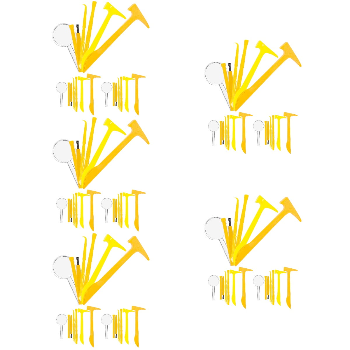 105 pcs Digging Hammer Chisel Brush Archaeological Excavation Tools ...