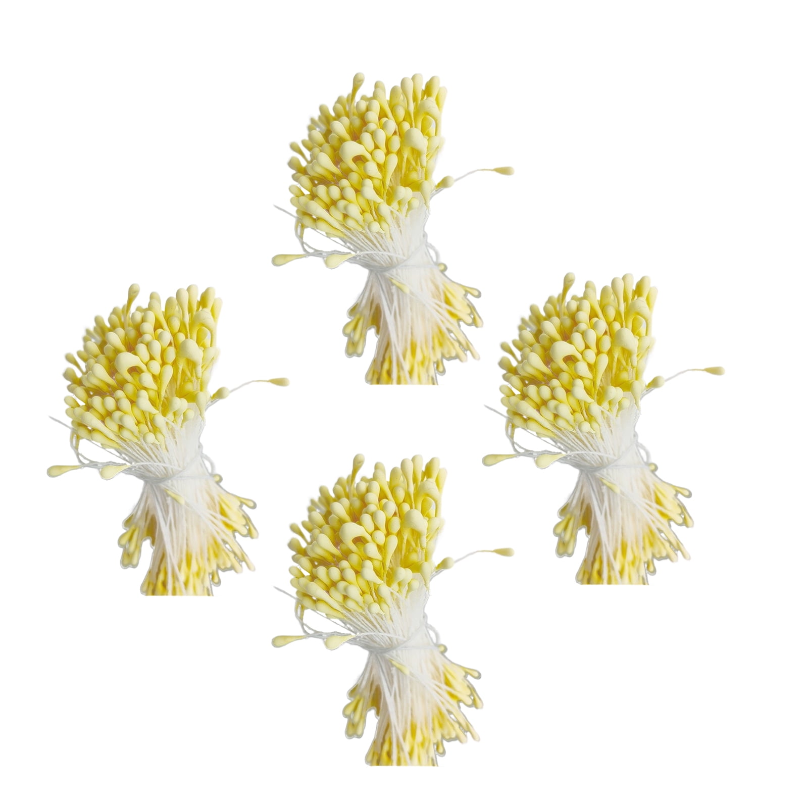 1050-1600Pcs Artificial Flower Stamens Pistils 2mm Double Heads Matte ...