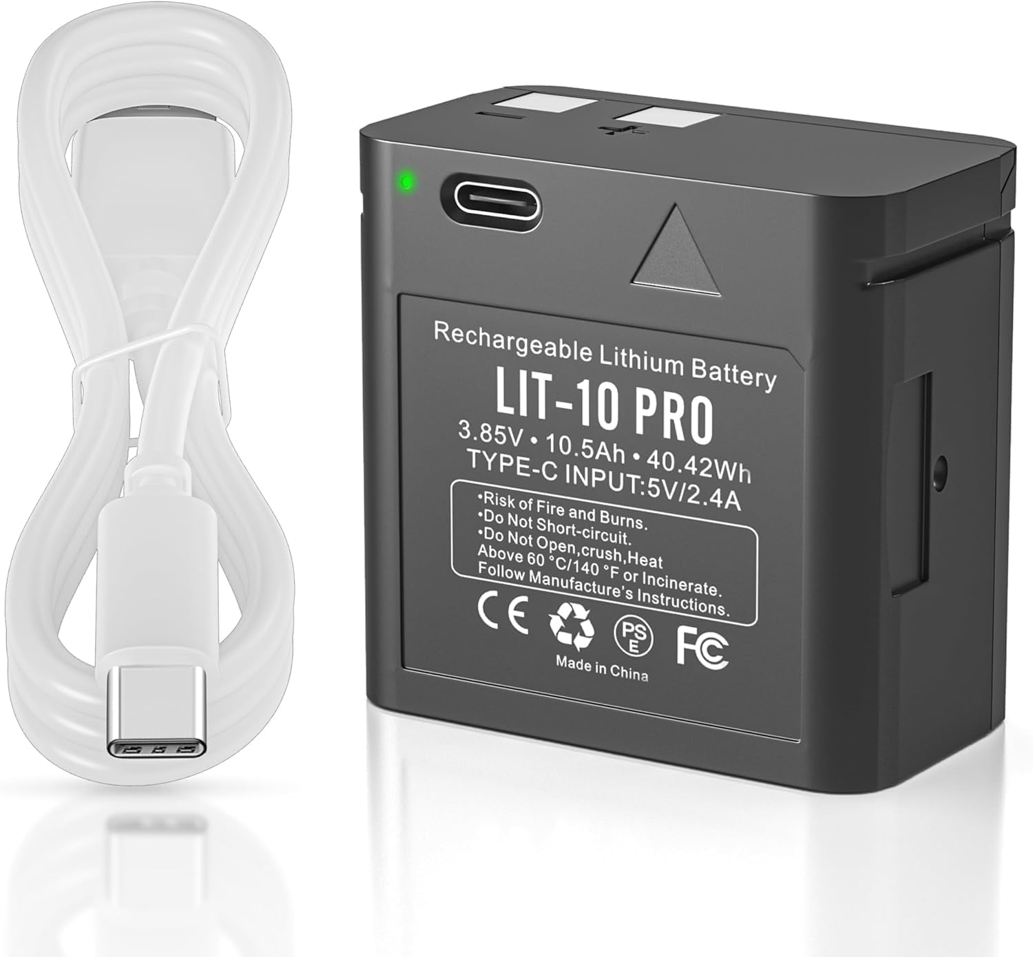 10500mAh Replacement LIT-10 PRO Rechargeable Battery for SPYPOINT Trail ...