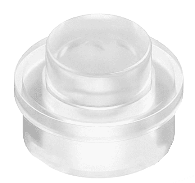 1050PCS Trans-Clear 1x1 Round Plates Bulk Building Blocks Parts and ...