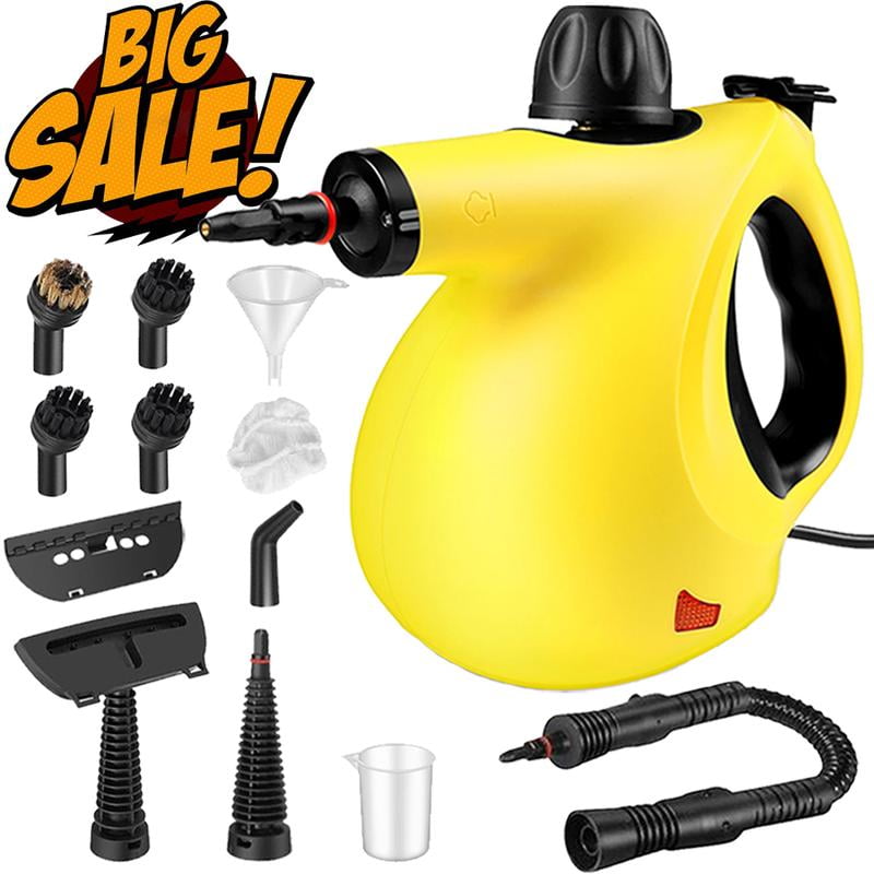 1050W Multi-Surface Steam Cleaner w/ 12 Attachments - Detachable Brush ...
