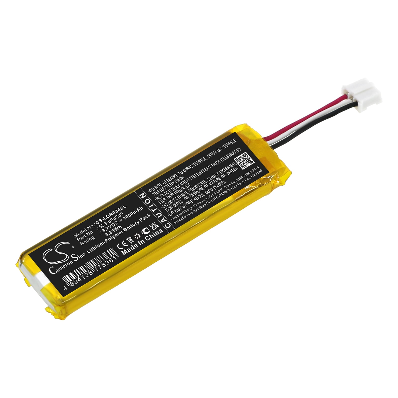 1050mAh 533-000200 Battery for Logitech MX Keys Mini YR0084 920-010514 ...