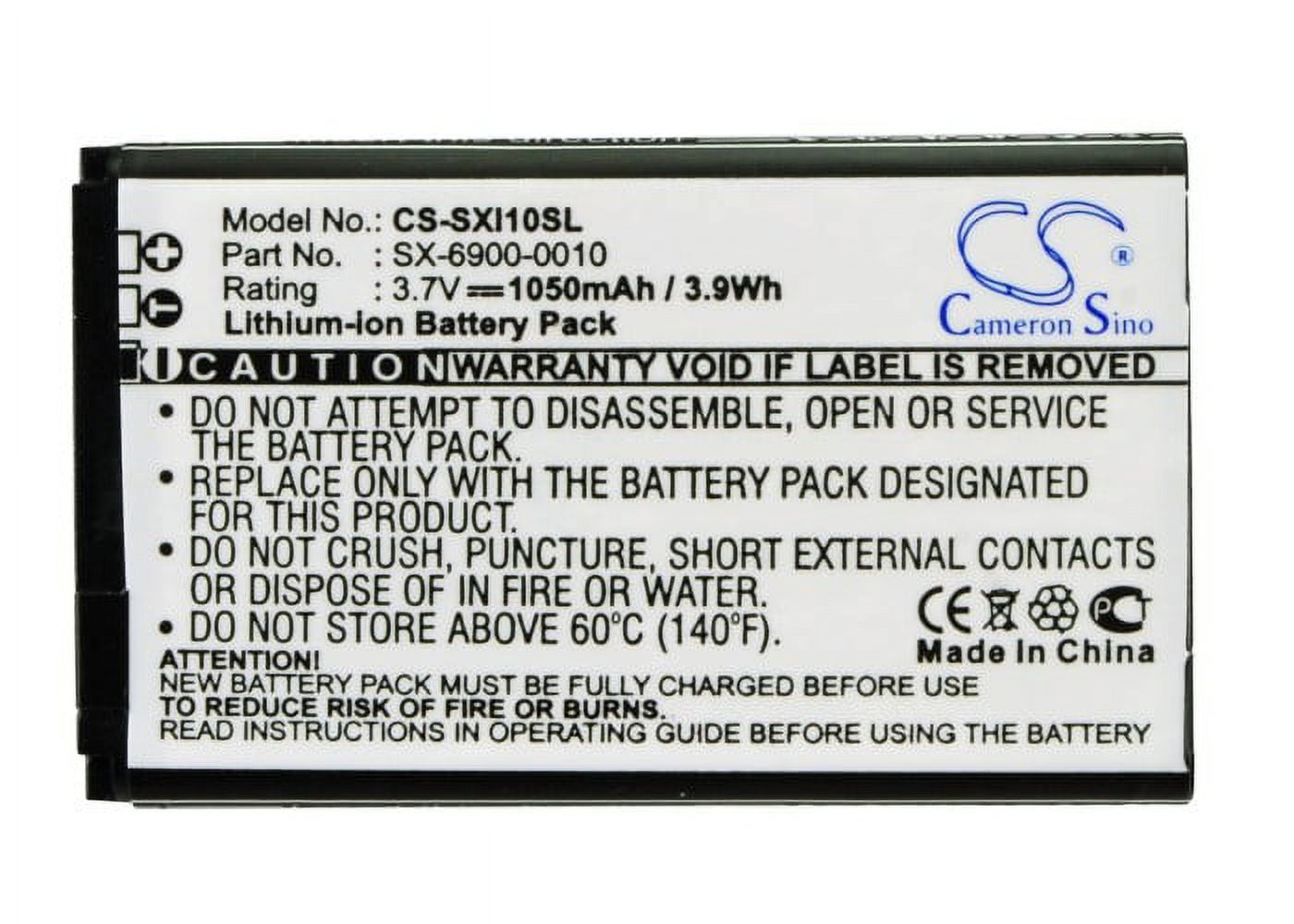 1050mAh Sirius SX-6900-0010 Battery for XM Lynx SXi1 - Walmart.com