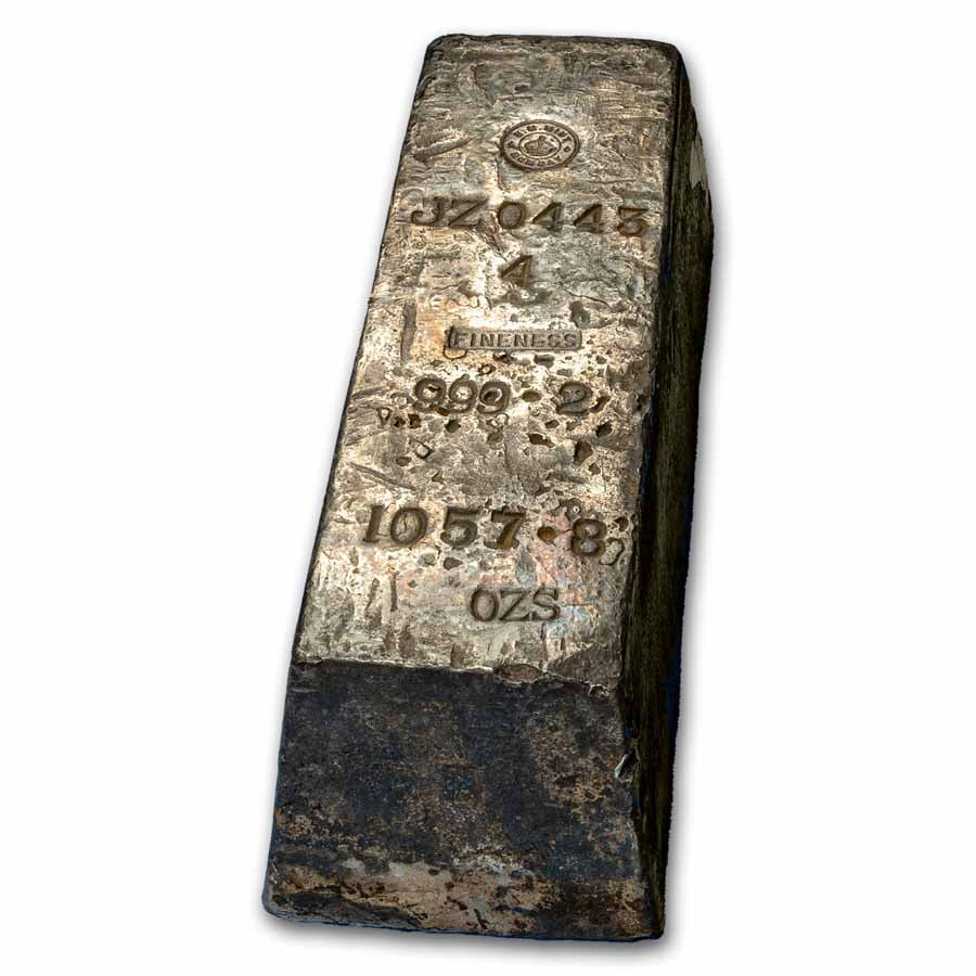 1054.9 oz Silver Bar - SS Gairsoppa Silver Ingot - Walmart.com