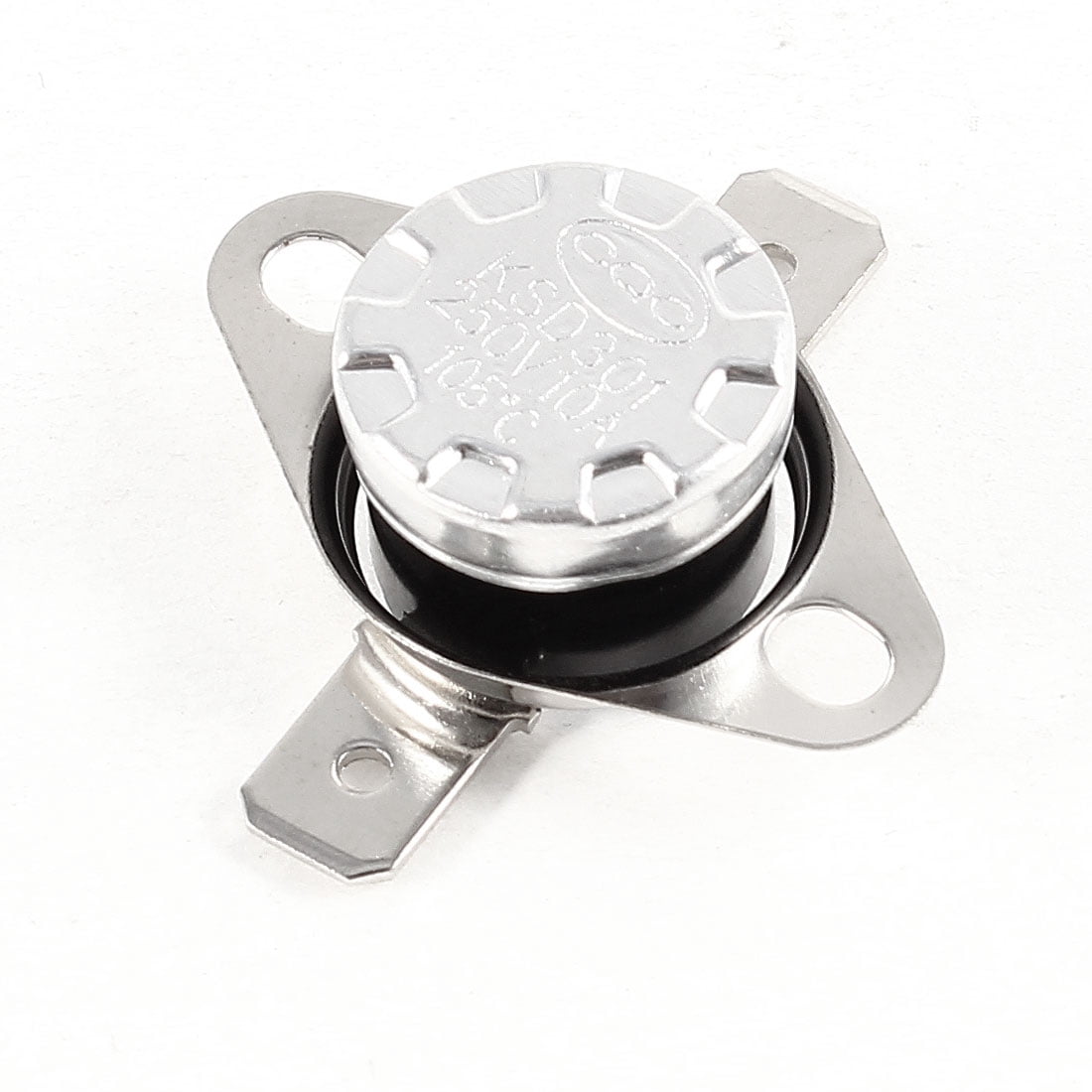 105C NC Temperature Control Switch Thermostat Auto Reset 2-Terminal ...