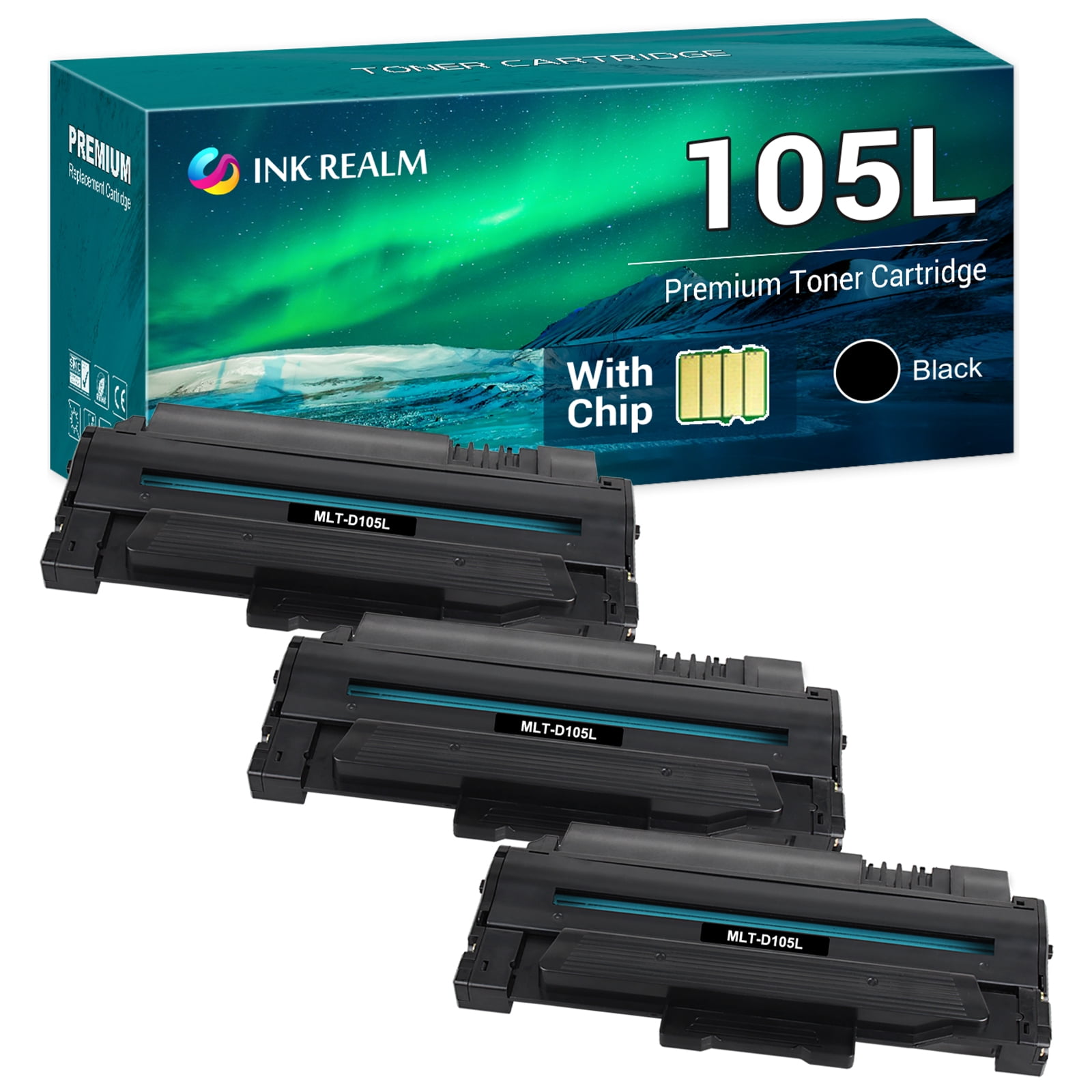 105L D105L MLT-D105L Toner Cartridge Black Compatible for Samsung 105L ...