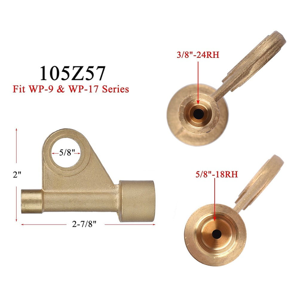 105Z57 45V11 45V62 Power Cable Adapter Fit TIG Welding Torch WP9/17/18 ...