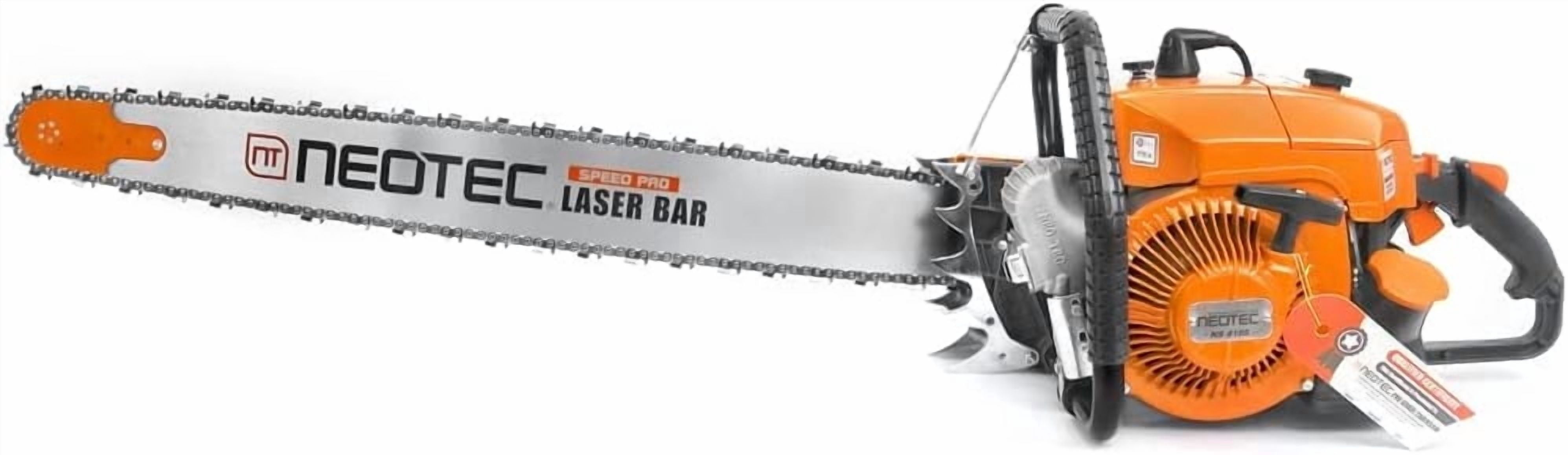 NEOTEC 105cc Gas Powered Chainsaw, 36 Inch Bar 2-Cycle Handheld Petrol ...
