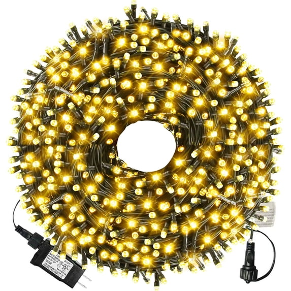 105ft 300 Christmas String Lights, End to End Plug 8 Modes Christmas ...
