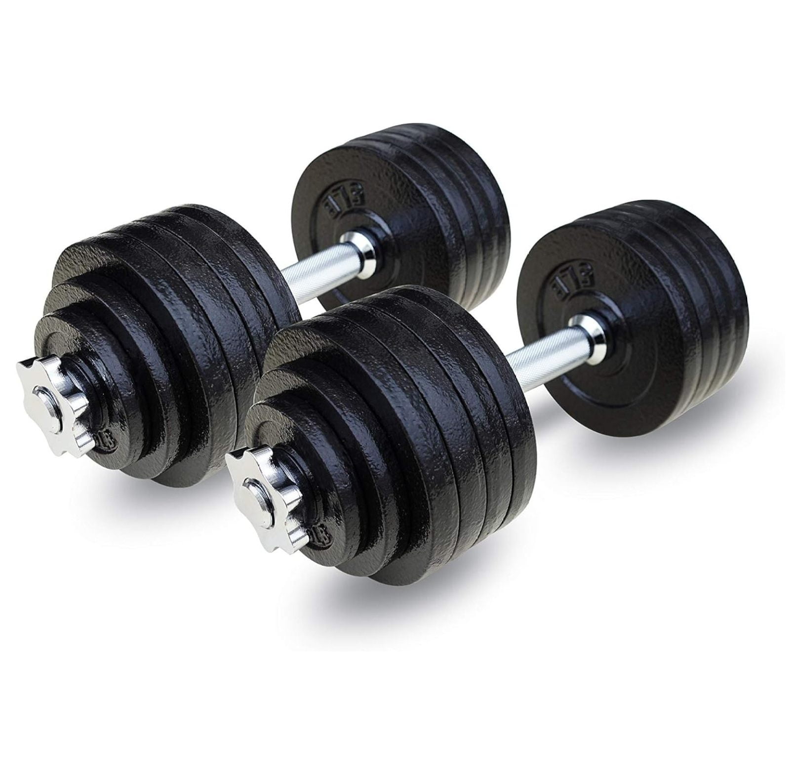 105lbs Adjustable Dumbbell Set One Pair of Adjustable Dumbbells Kits ...