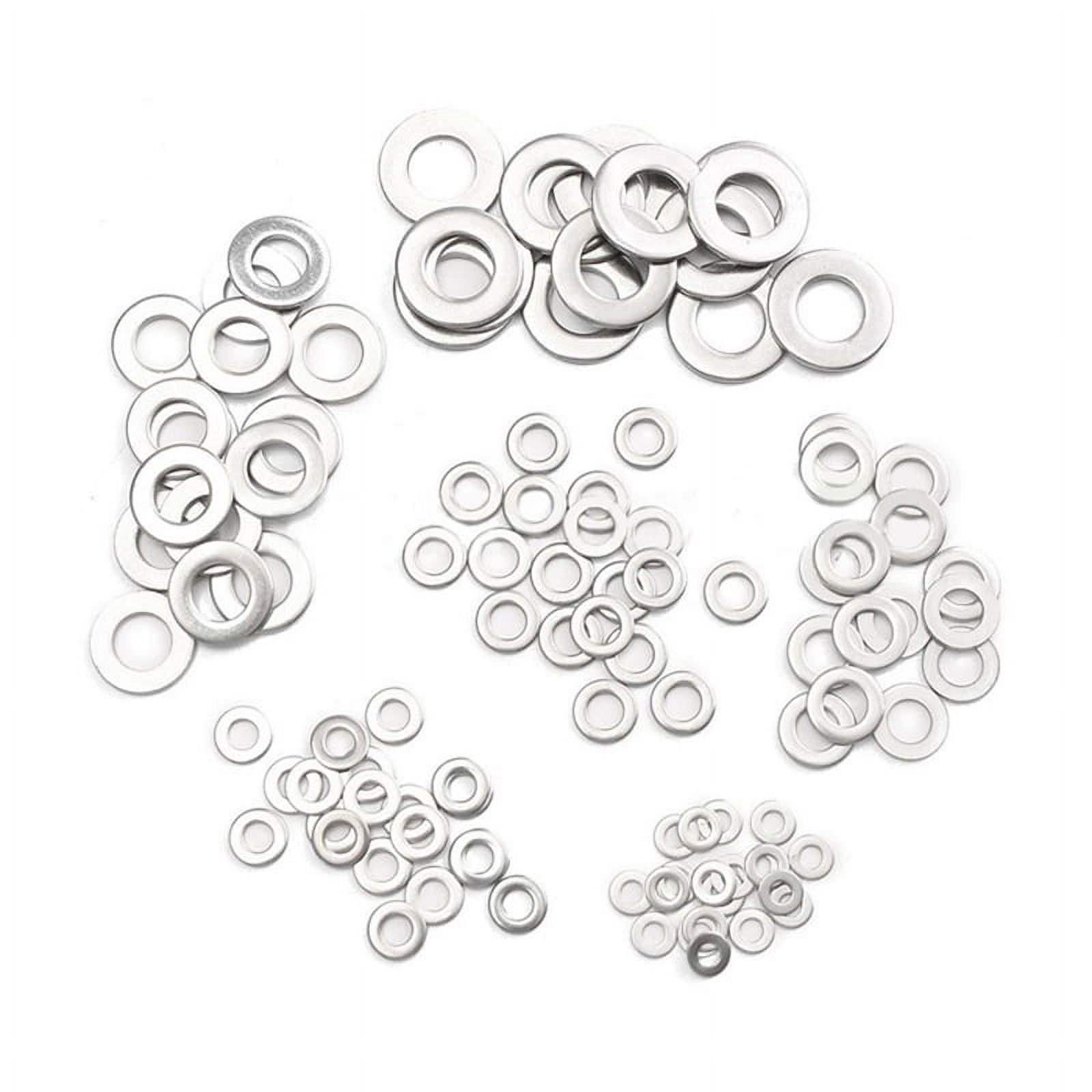 105pcs 304 Flat Stainless Steel Washers M3 M5 M6 M8 M10 for Screws ...
