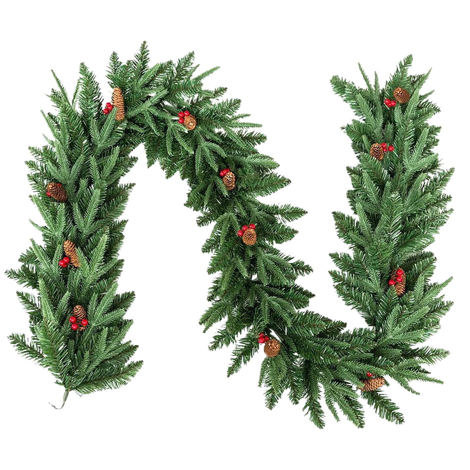 106" Cedar Garland, Christmas Garland, Artificial Norfolk Pine Garlands ...