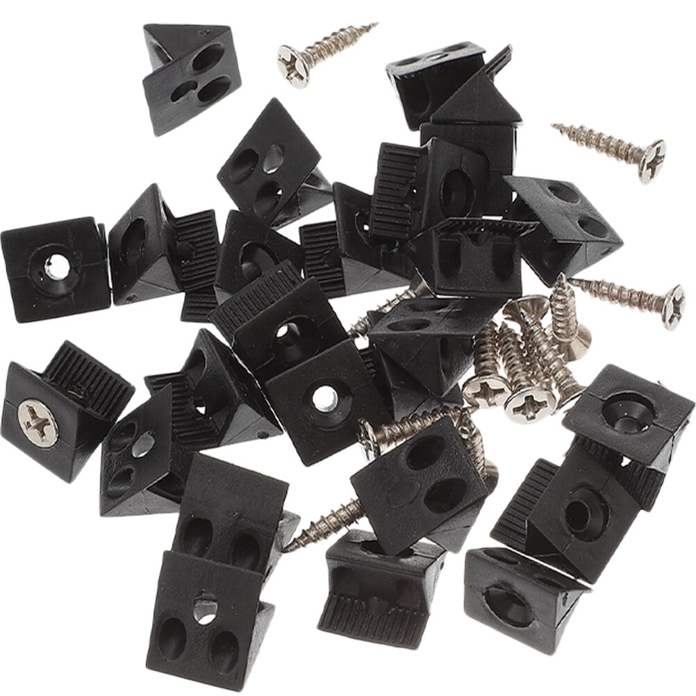 106 Pcs Dresser Drawer Repair Kit Dividers Wedges Cabinet Black ...
