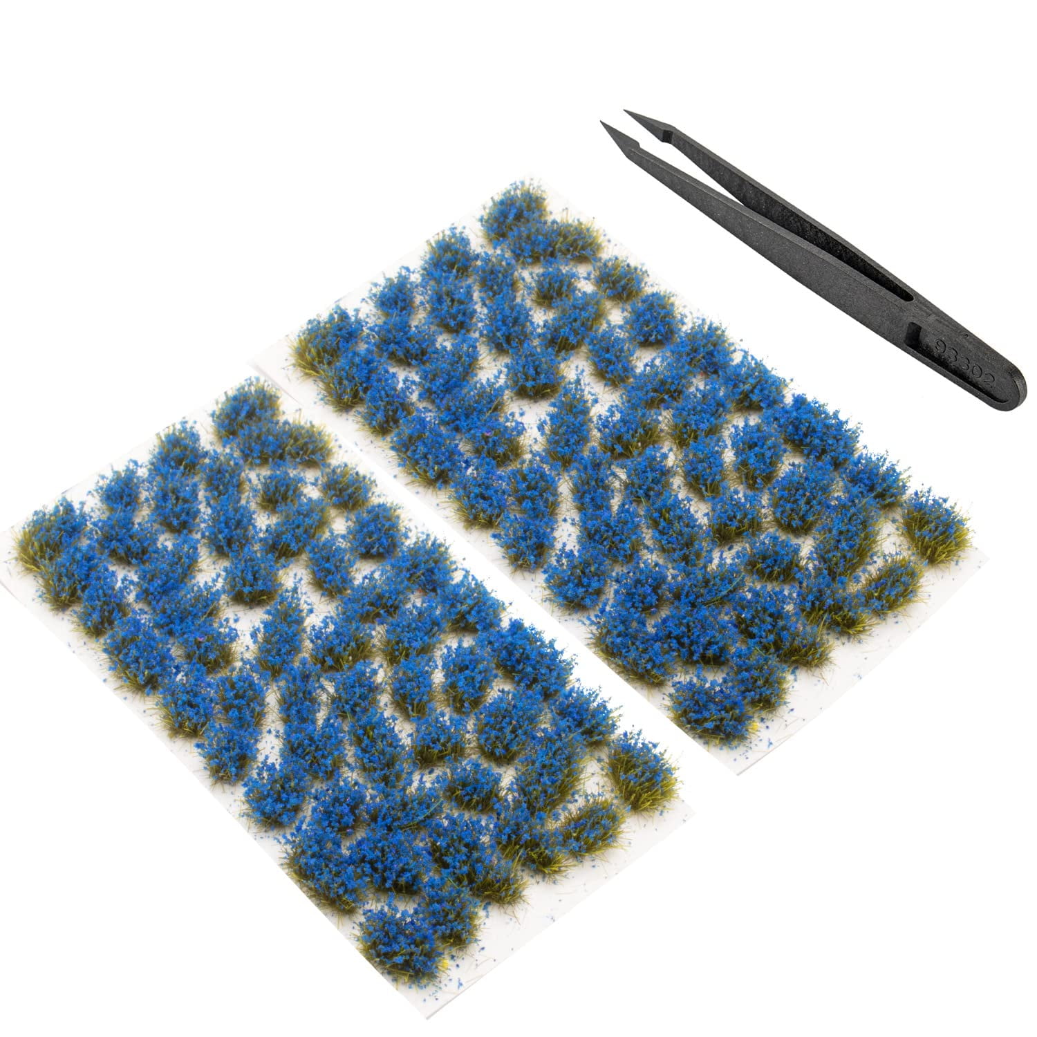 106 Pcs Miniature Flower Cluster Static Grass Model Grass Tufts ...