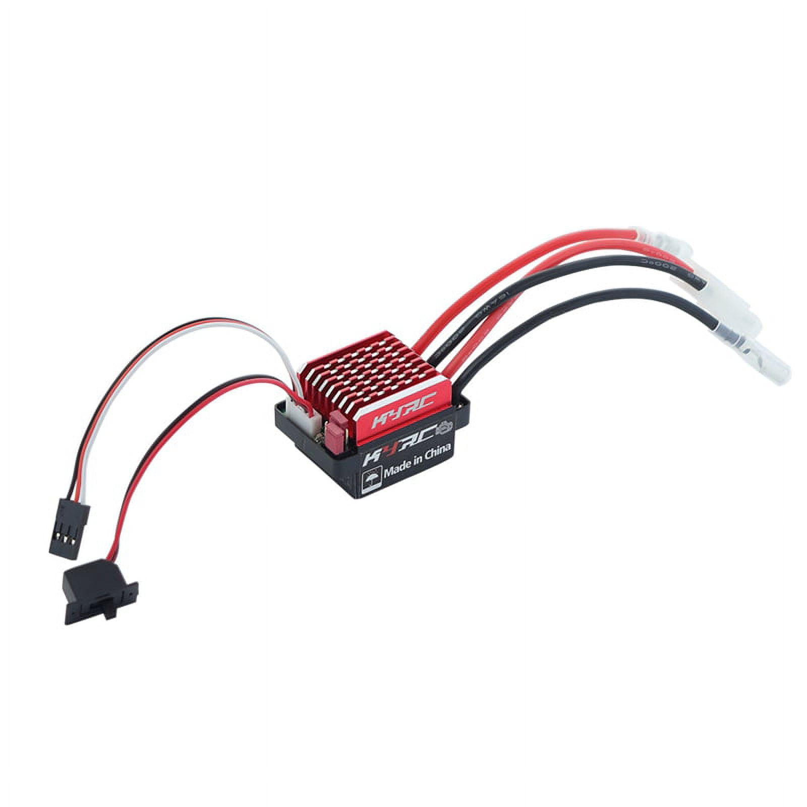 1060 60A Waterproof Brushed ESC Speed Controller Forward Brake and ...
