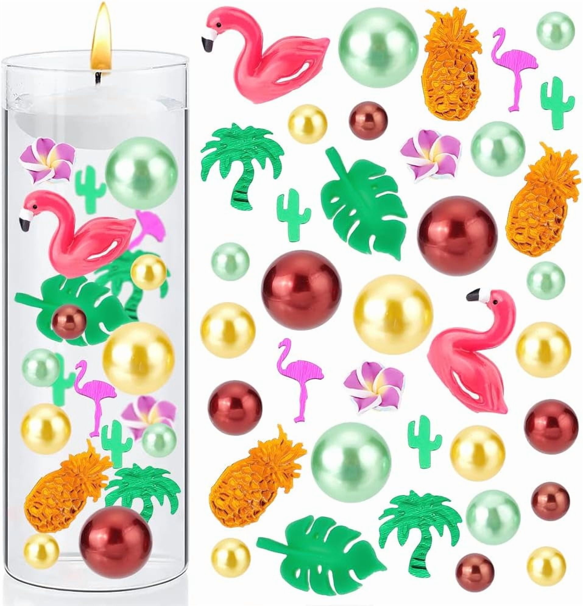 1060PCS Summer Theme Pearl Vase Filler Centerpiece Floating Candles ...