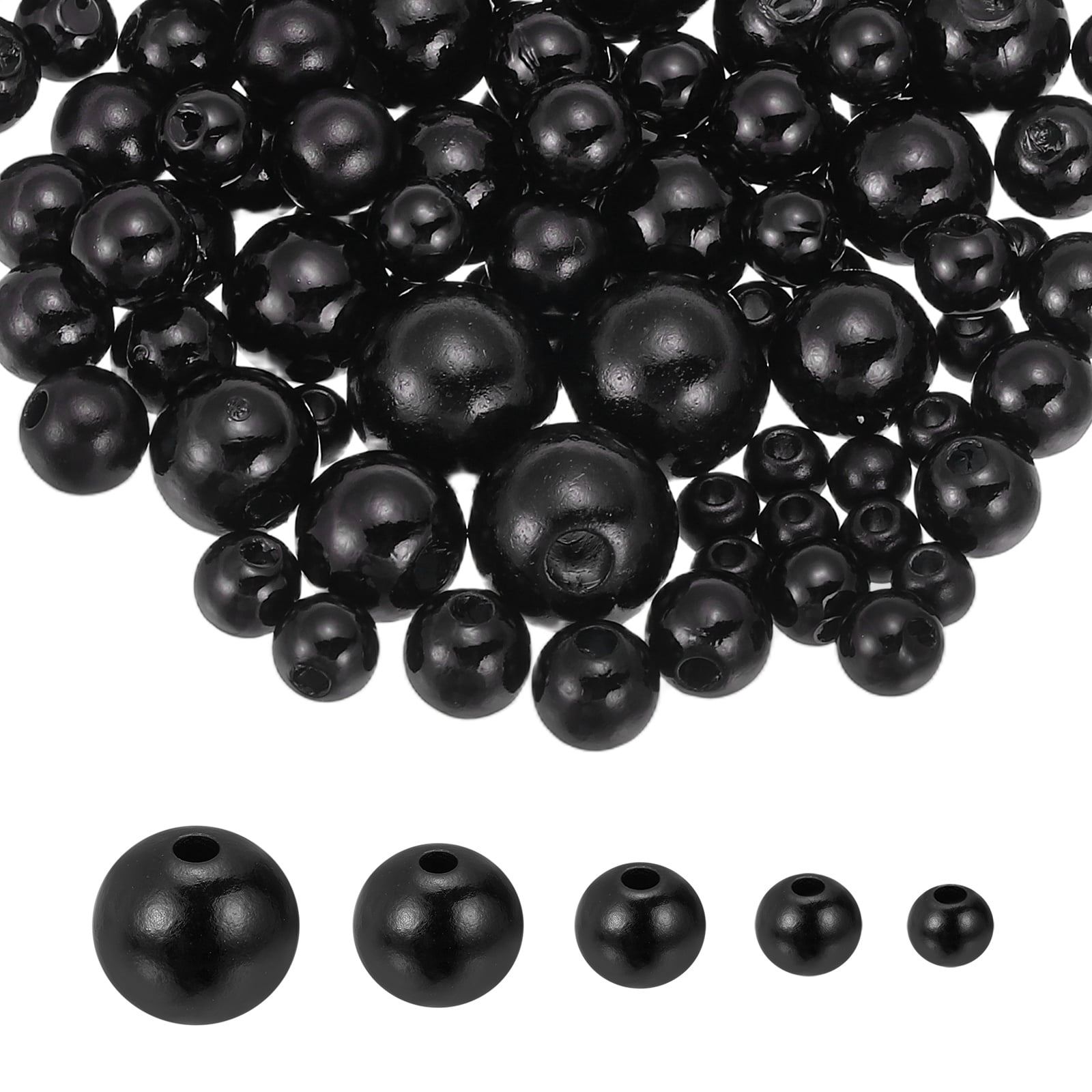 1064PCS Pearl Beads for Jewelry Making, 4/5/6/8/10mm Small Round Pearl ...