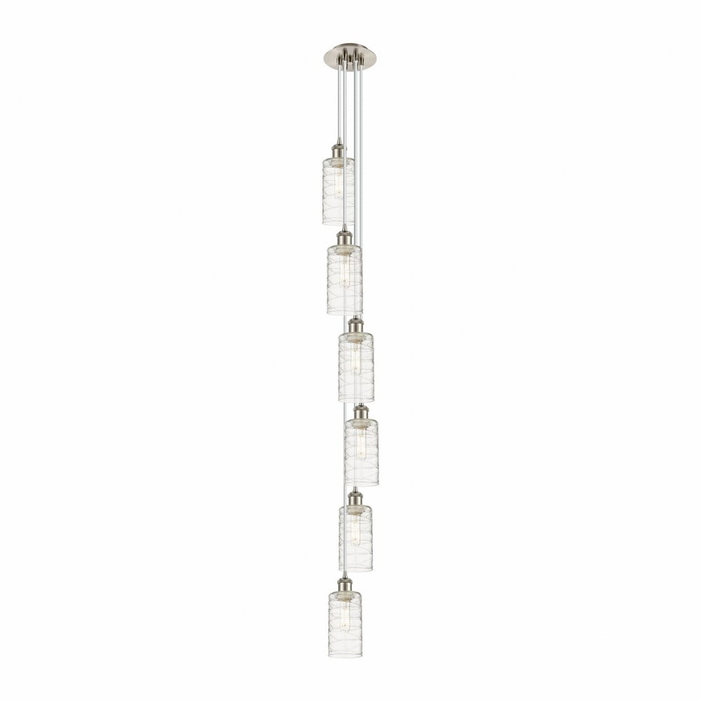 106B-6P-SN-G434-7DE Innovations Lighting Crown Point - 6 Light Cord ...