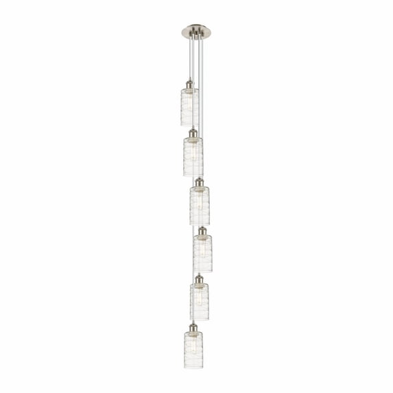 106B-6P-SN-G434-7DE Innovations Lighting Crown Point - 6 Light Cord ...