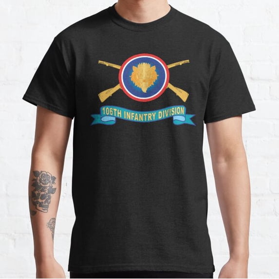 106Th Infantry Division Ssi W Br Ribbon X 300 Classic T-shirt - Walmart.com