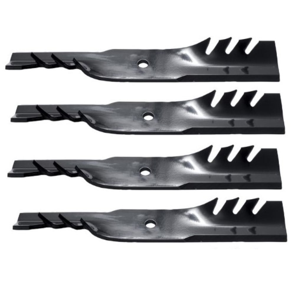 Qty 4: Toothed Mulching Blade Fits Toro Replaces 107-3192 - Walmart.com