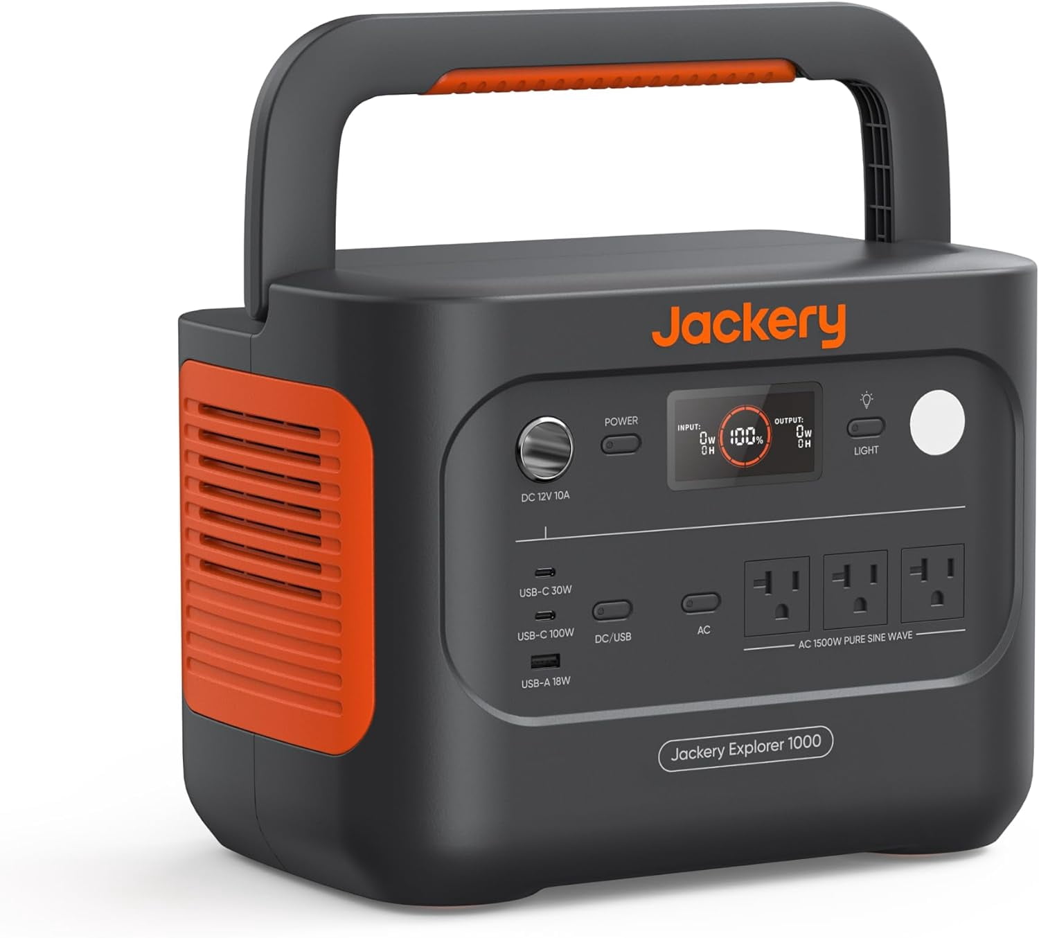 1070Wh LiFePO4 Portable Power Station, 1500W AC Output Fast Charging ...