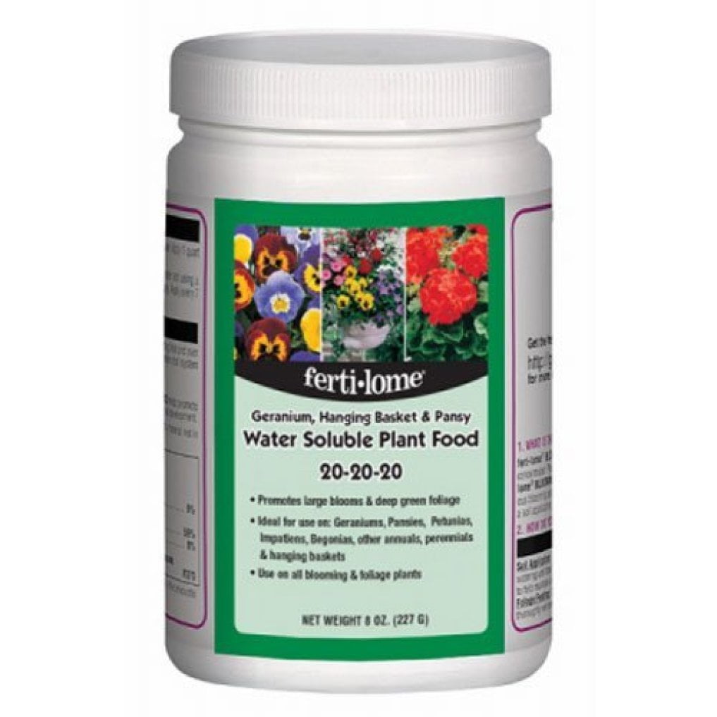 10728 Fertilome Geranium Hanging Plant and Pansy Water Soluble Plant ...