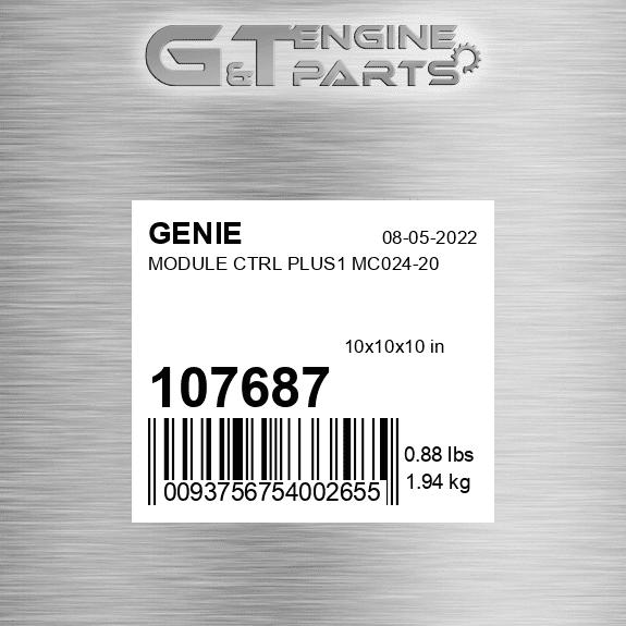 107687 MODULE CTRL PLUS1 MC024-20 fits Genie (New OEM) - Walmart.com