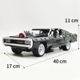 1077PCS Race Car Mechanical Building Blocks High Difficulty DIY ...