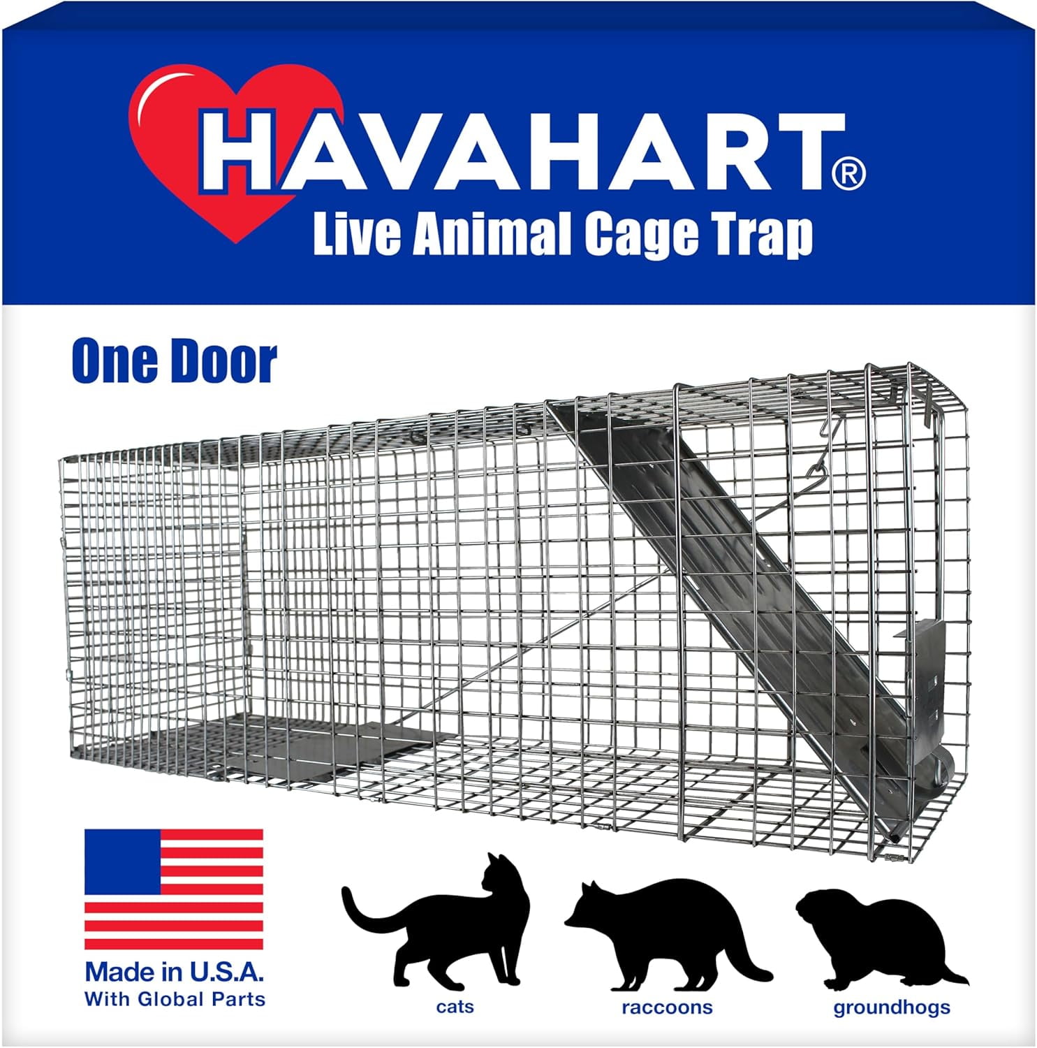 1079SR Large 1-Door Humane Catch and Release Live Animal Trap Cage ...