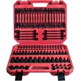 107PCS Allen and Torx bit socket set, 1/4", 3/8" and 1/2" Drive,Extra ...
