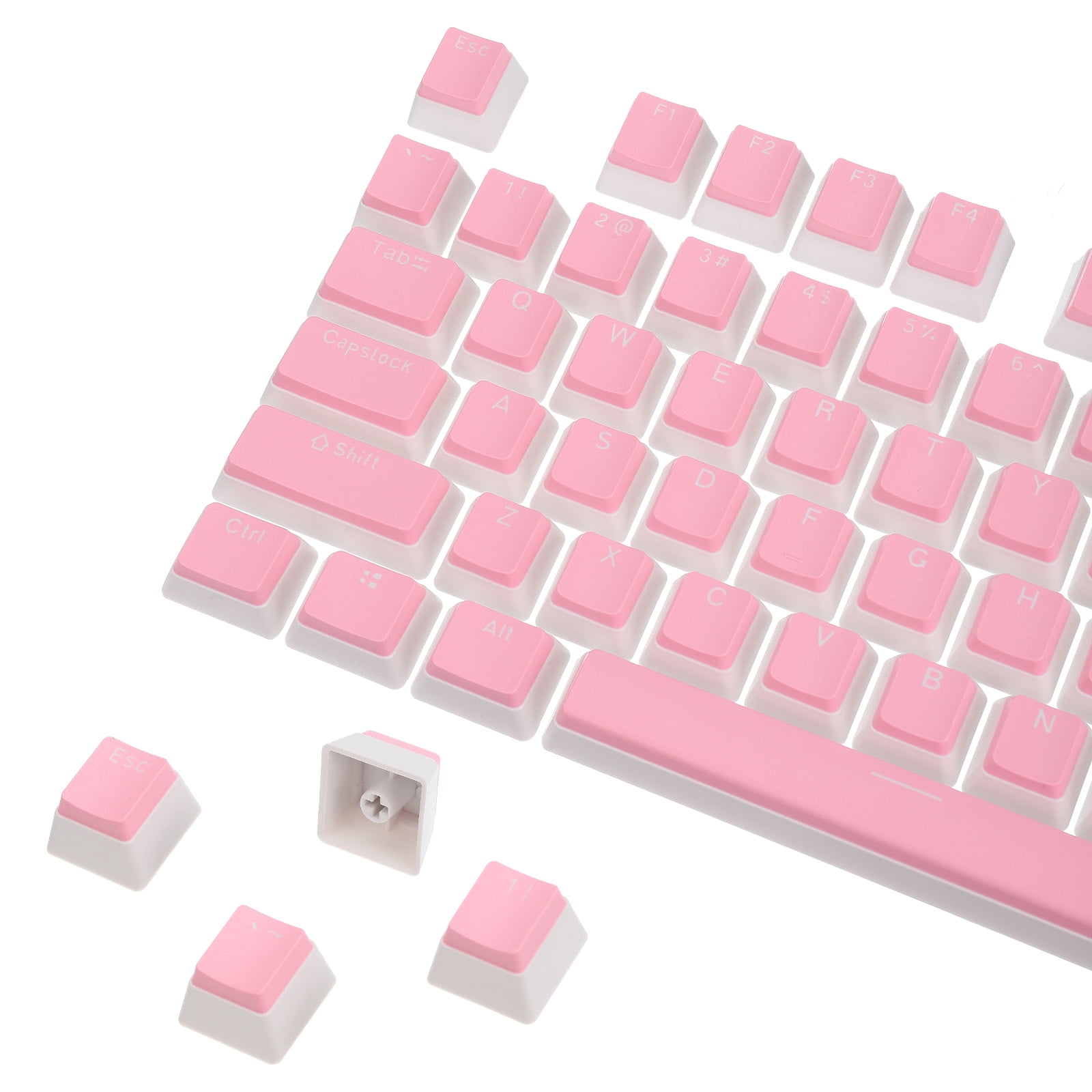 108 Keys PBT Pudding Keycaps Set Full 108 OEM Profile Double Shot for ...