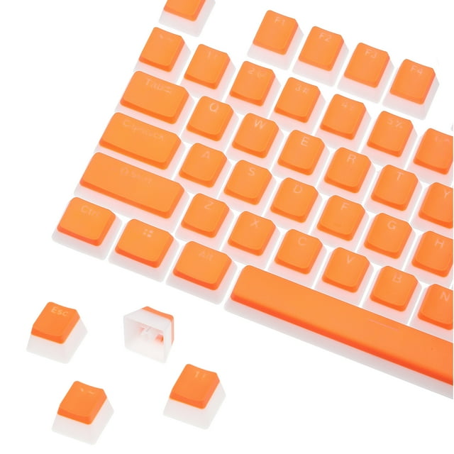108 Keys PBT Pudding Keycaps Set OEM Profile Double Shot for Mechanical ...