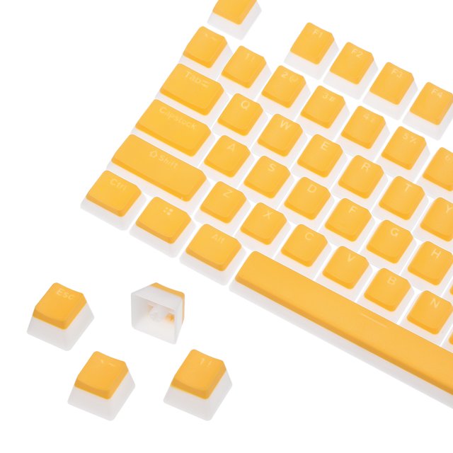 108 Keys PBT Pudding Keycaps Set OEM Profile Double Shot for Mechanical ...