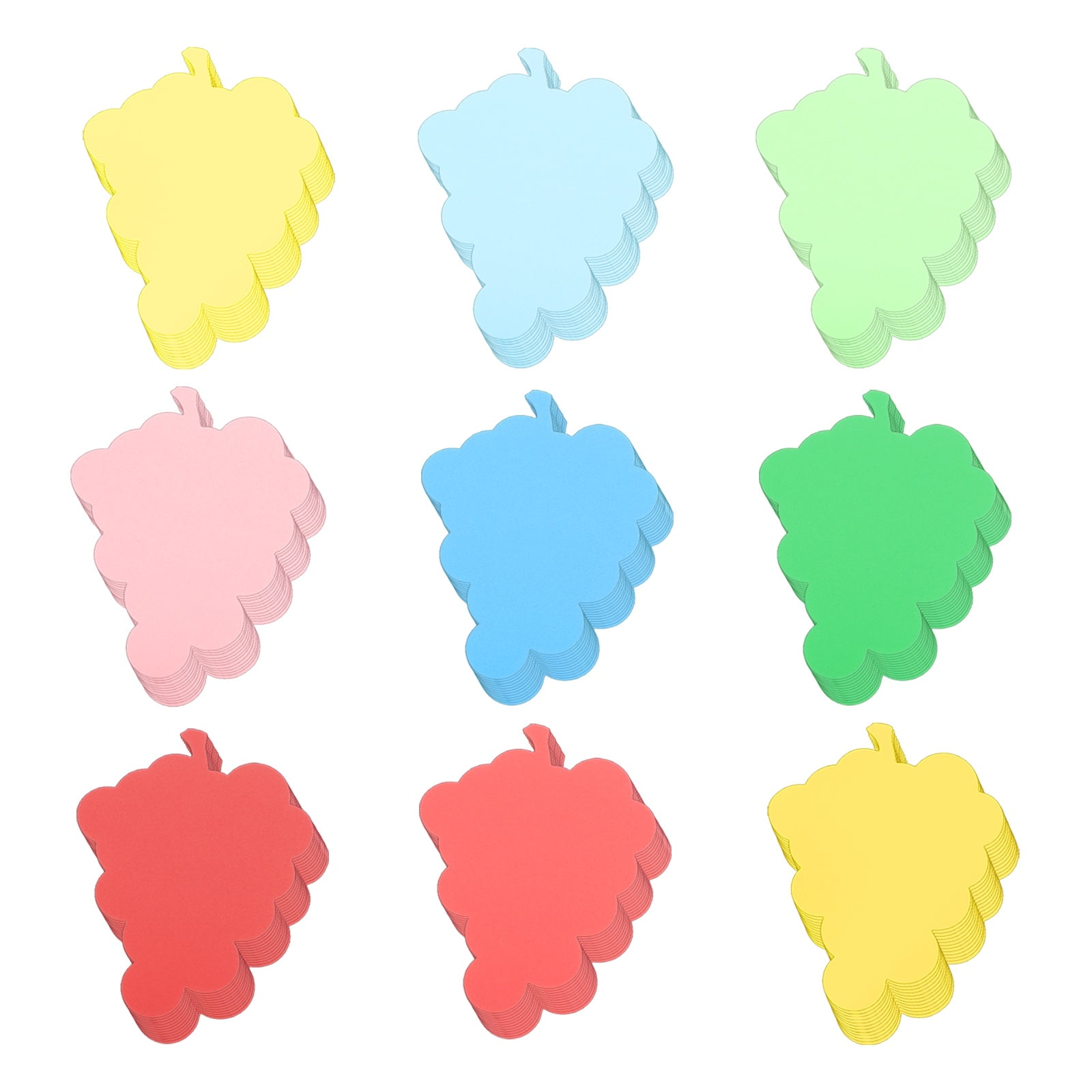 108 Pcs Colorful Grape Paper Cutouts, Bulletin Board Cutouts Decor ...
