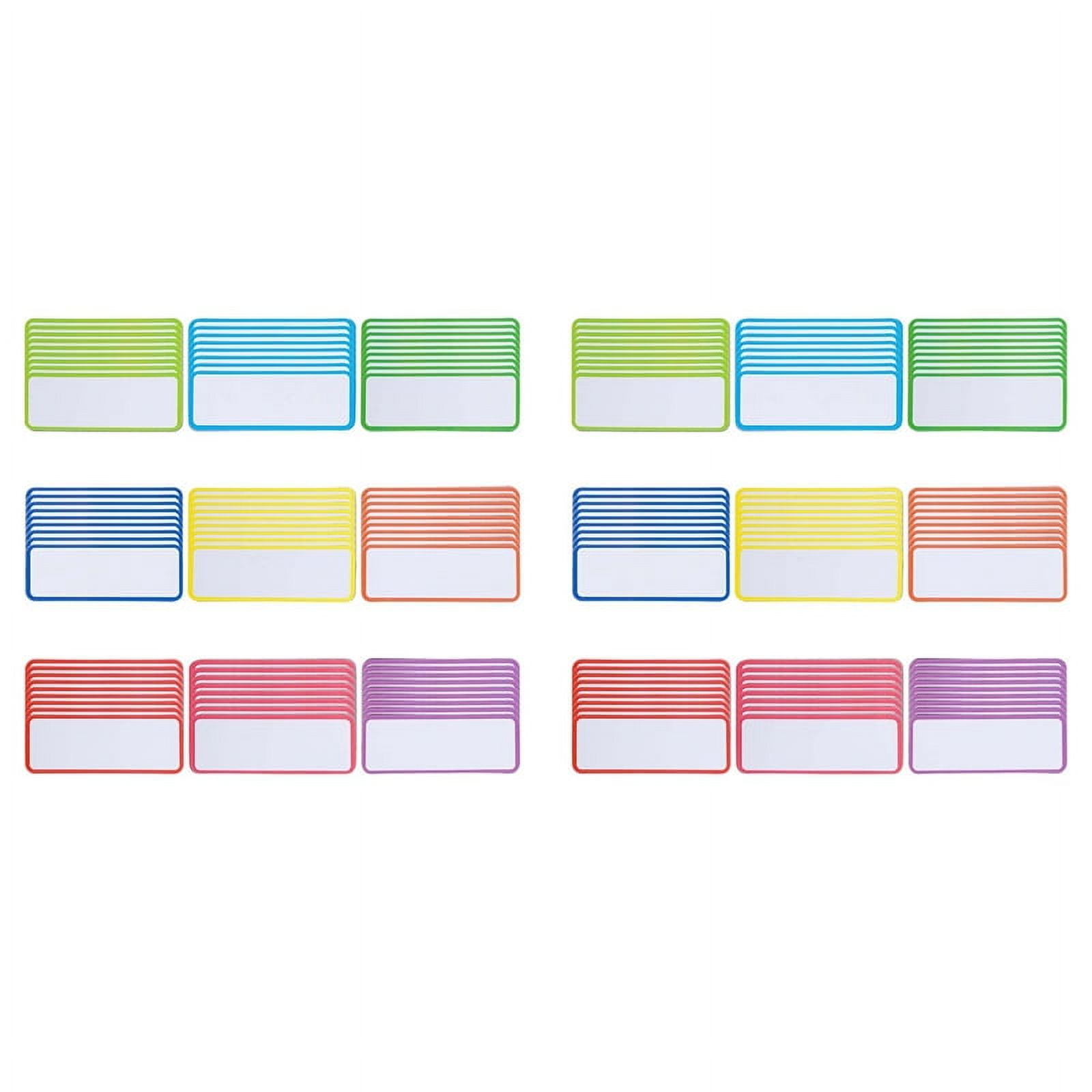 108 Pcs Magnetic Dry Erase Labels Reusable Strips Classroom Name Tags ...