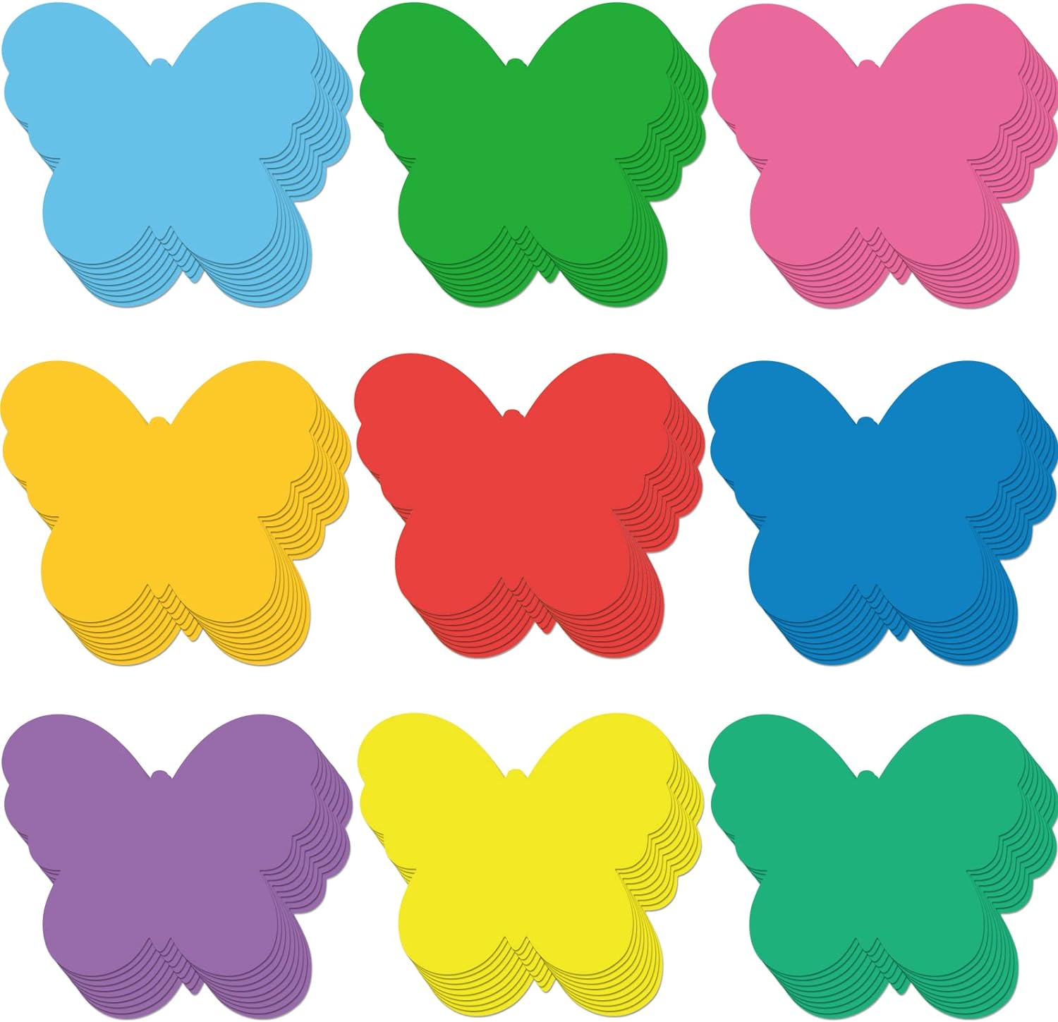 108 Pcs Summer Paper Cutouts Classroom Small Bulletin Board Cut Outs ...