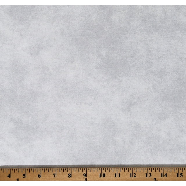 108" Wide Quilt Backing Light Gray Pale Grey Mottled Look Blender Extrawide Cotton Fabric Print ...