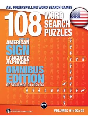 108 Word Search Puzzles with the American Sign Language Alphabet Volume ...