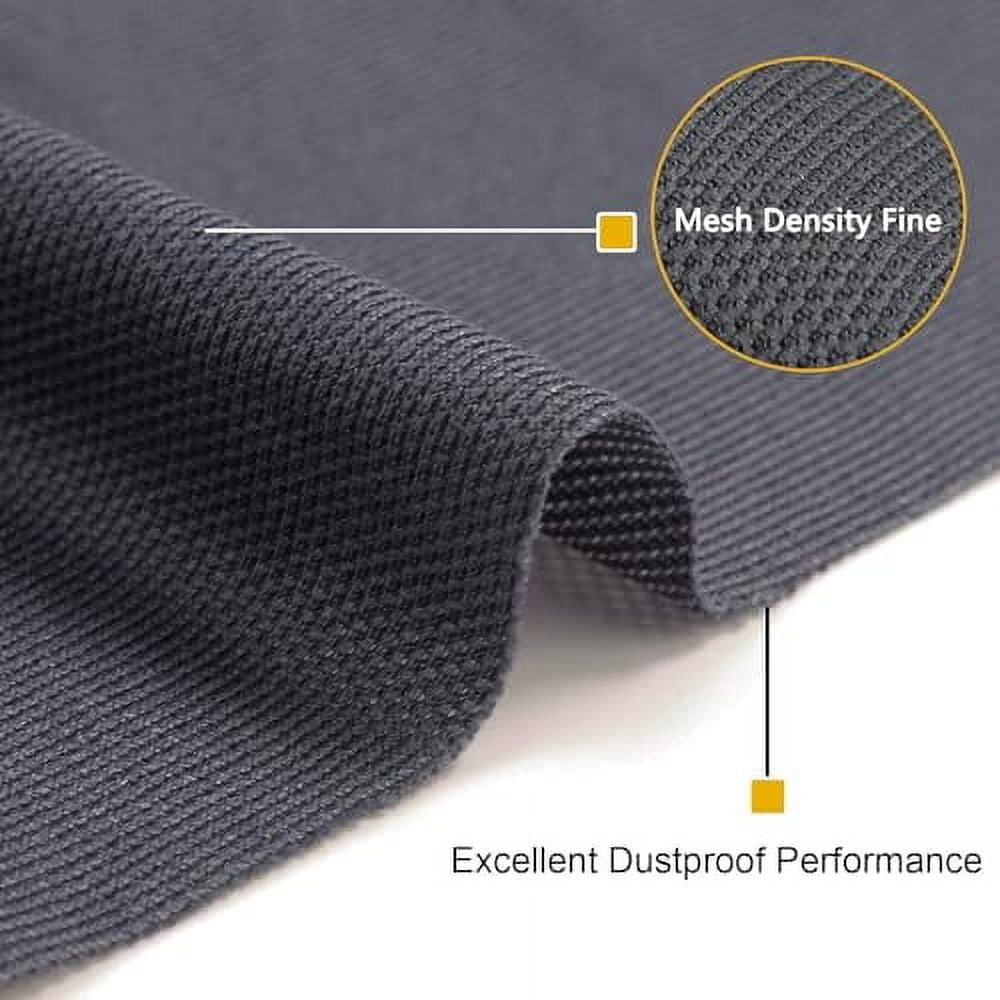 108" x 54" SSpeaker Grill Cloth, Stereo Grill Fabric Replacement for Home Speakers Mesh Cloth ...